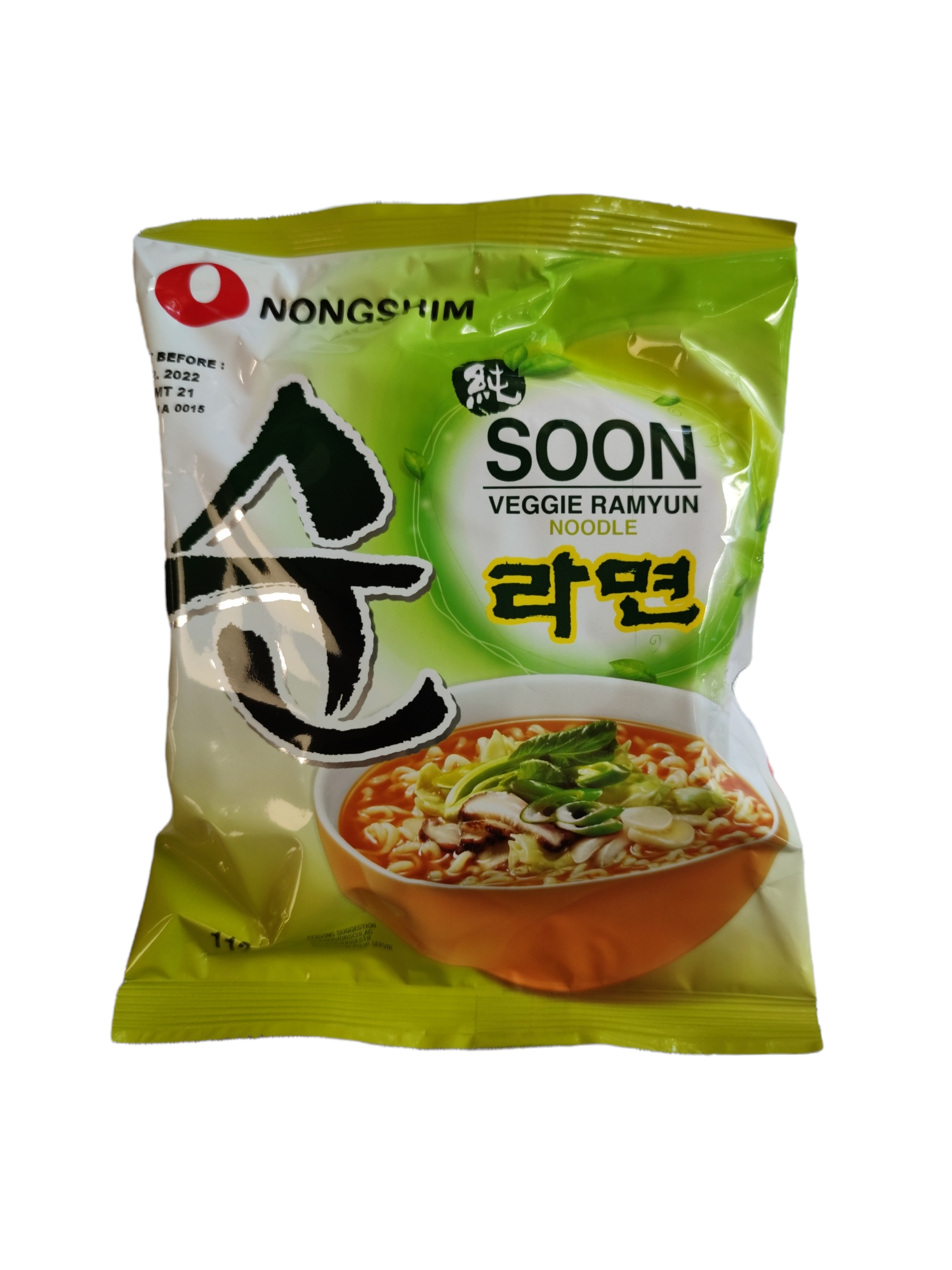 Nongshim Soon Veggie Ramyun 112g 農心純拉麵 – Britkong Shop